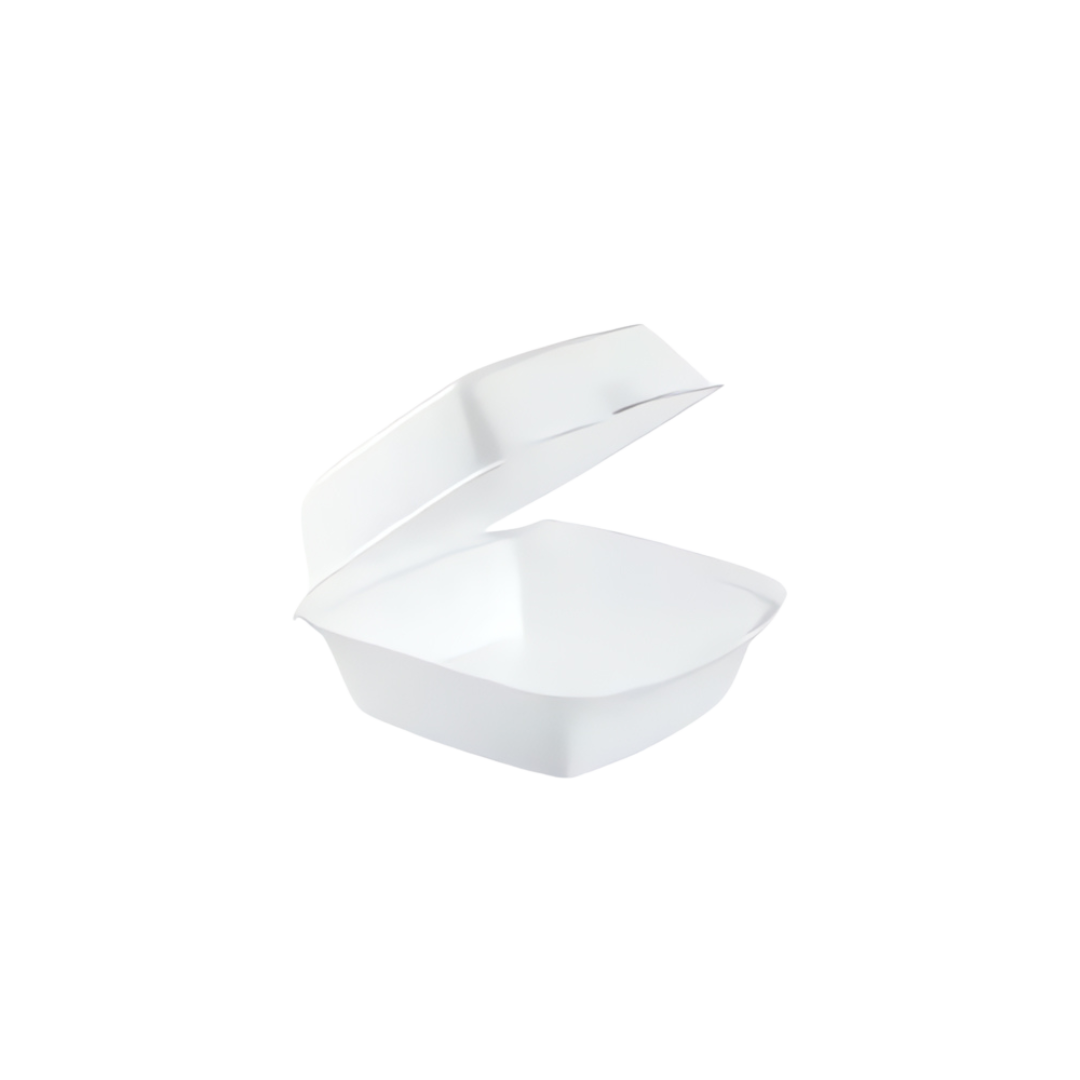 Dart® Sandwich Take-Out Container Hinged Large (LG) 5.82X6.11X3 IN XPS ...